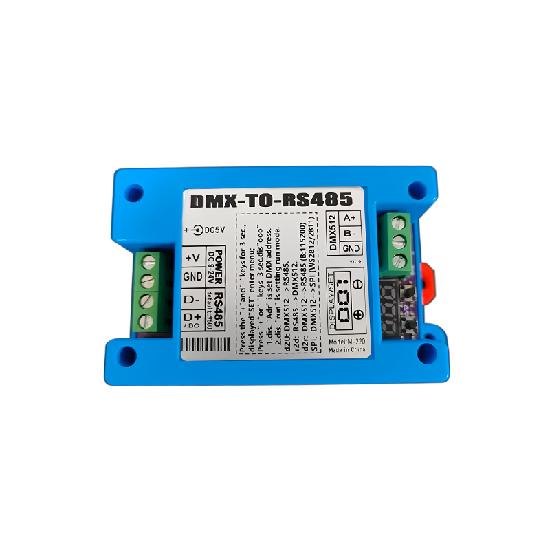 DMX512 与 RS485 信号转换模块说明书 | Modbus物联网云平台